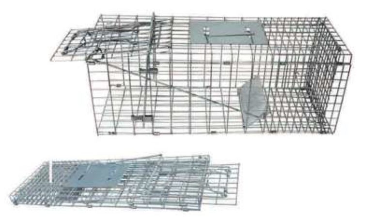 ΠΑΓΙΔΑ ΓΙΑ ΓΑΤΕΣ & ΑΛΛΑ ΖΩΑ ΠΤΥΣΣΟΜΕΝΗ 80X30X33 F.C. TRAP - LAMDA ...