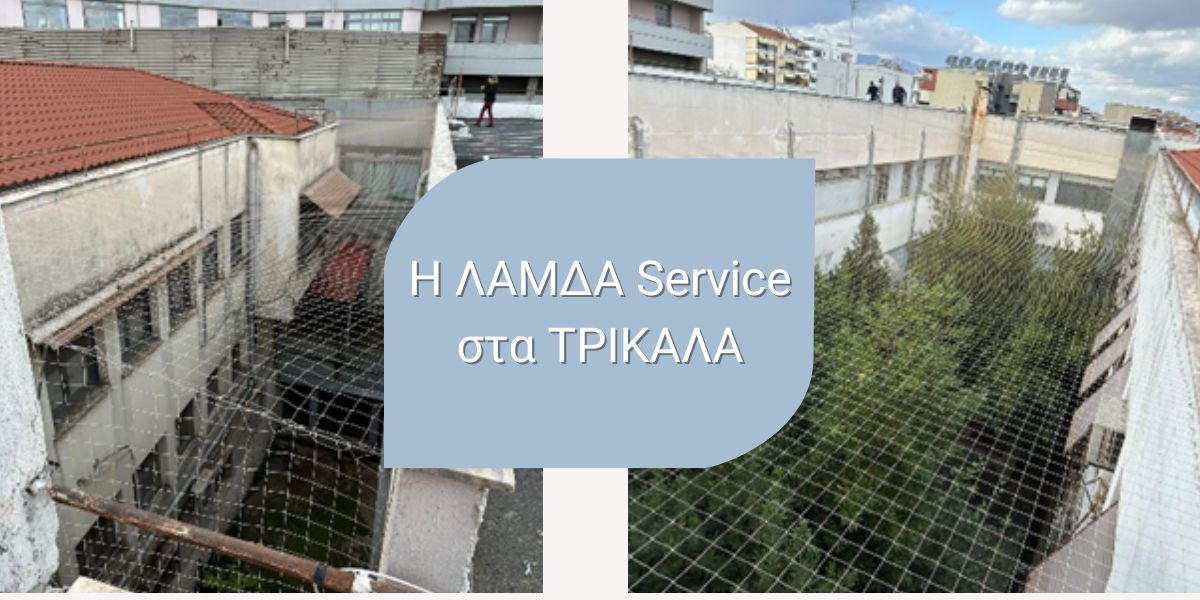 Νέο έργο: Τοποθέτηση διχτυών απώθησης πτηνών στο Γενικό Νοσοκομείο ...